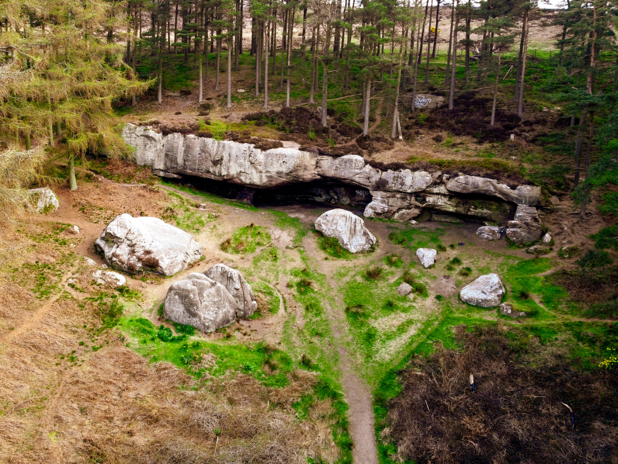 St Cuthbert's Cave • A World Wanderer • Belford, Northumberland